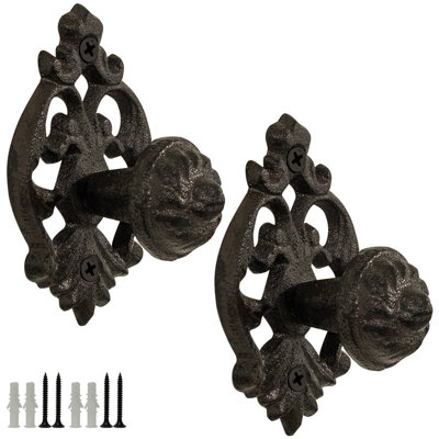 Woodside Cast Iron Heavy Duty Knob Handle - 2 Pack | DIY at B&Q