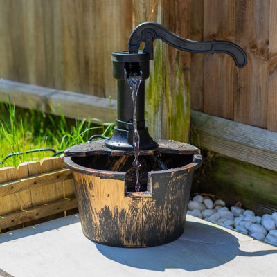 Shop Woodside Garden Bucket Water Feature