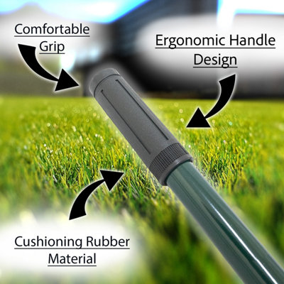 Woodside Garden Lawn Levelling Rake Heavy Duty Steel Landscaping Soil ...