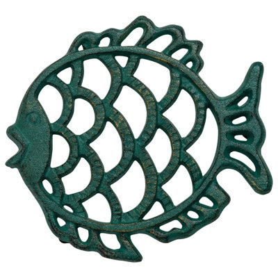 Woodside Heavy Duty Cast Iron Fish Trivet | DIY at B&Q