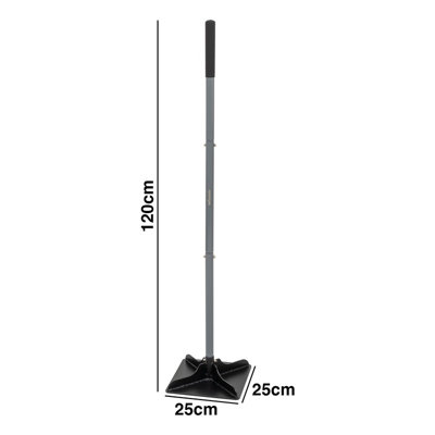 Woodside Heavy Duty Steel Tamper Ground Levelling Tool for Dirt/Gravel ...