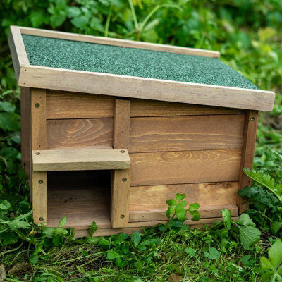 Woodside Hedgehog House & Hibernation Shelter, Predator Proof Outdoor ...