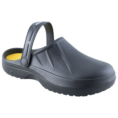 Woodside Mens/Womens Slip On Garden Clog Mule Work Shoes BLACK SIZE 6