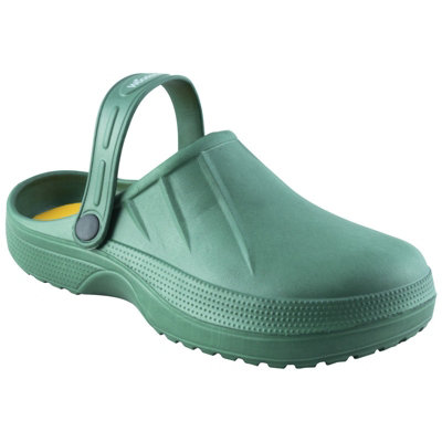 Woodside Mens/Womens Slip On Garden Clog Mule Work Shoes GREEN SIZE 6