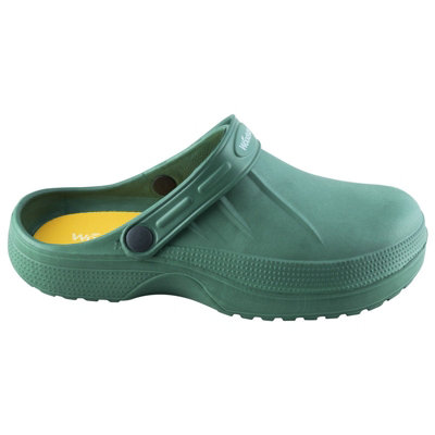 Woodside Mens/Womens Slip On Garden Clog Mule Work Shoes GREEN SIZE 7