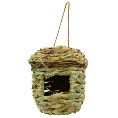 Woodside Natural Hanging Garden Bird Box/Nest/House for Small Birds ...