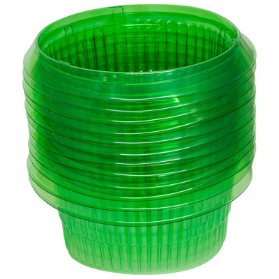 Woodside Plastic Slug & Snail Plant Protection Collar 12 PACK