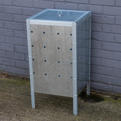 Woodside Square Galvanised Incinerator