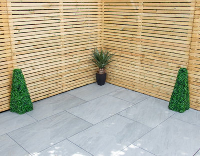 Woodside Topiary Obelisk Leaf Effect 2 PACK