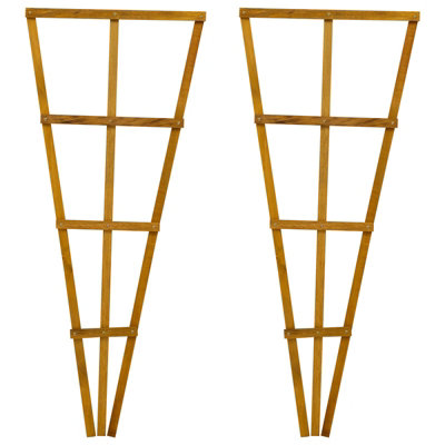 Woodside Wooden Fan Trellis - 2 Pack