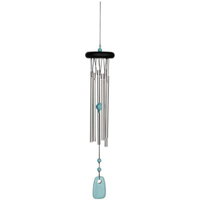Woodstock Outdoor Chakra Wind Chime - Turquoise