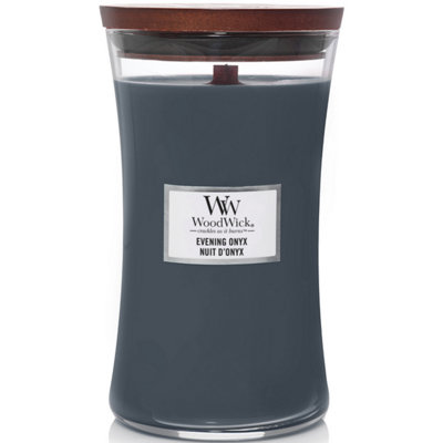 WoodWick Candle Evening Onyx Large Hourglass