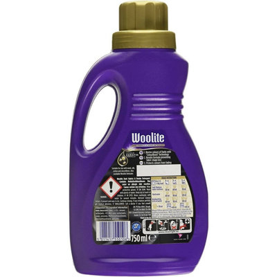 Woolite Dark Fabrics Denim Laundry Detergent with Keratin Protection 750ml Pack of 3