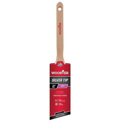 Wooster Silver Tip - Semi-Oval Angle Sash - Wall and Trim Paint Brush ...