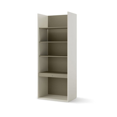 Woow 04 Bookcase in Beige & Eucalyptus 85cm - Urban Minimalism Meets ...