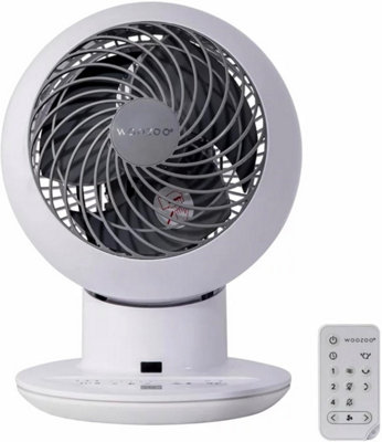 WooZoo PCF-SC15T Globe Air Circulator Fan with Remote - Silent & Powerful