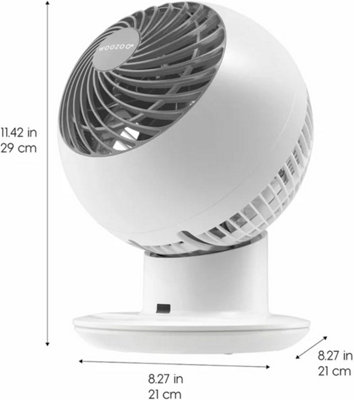 WooZoo PCF-SC15T Globe Air Circulator Fan with Remote - Silent & Powerful