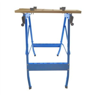 Work Bench Portable Worktop Wood Working Folding 100kg Workhorse SIL224 ...