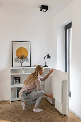 Work Concept Convertible Hidden Desk in Cashmere Right - Tranquil ...