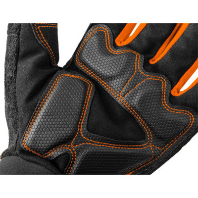 Work Gloves with Magnet Fingerless Size 10 NEO TOOLS