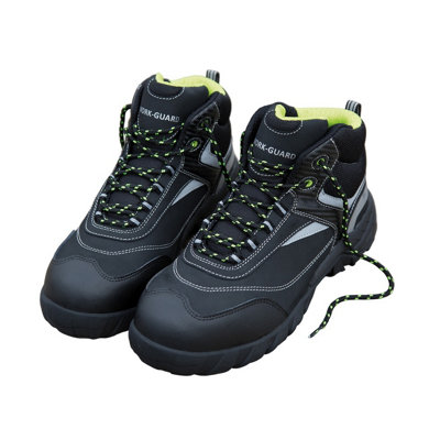 WORK-GUARD by Result Mens Blackwatch Nubuck Safety Boots Black/Silver ...
