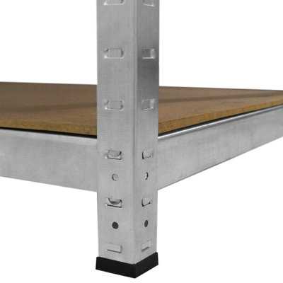 Workbench Table Boltless Worktable Galvanised Metal Shelving Storage ...