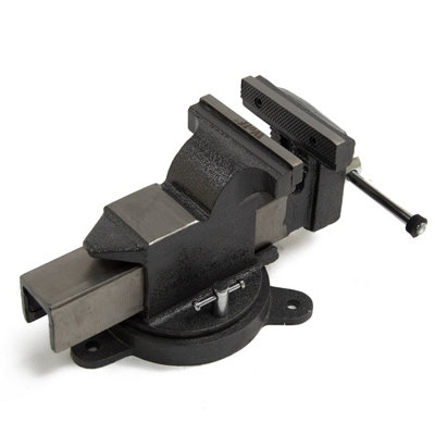 Workshop Vice 125mm Wolf Industrial Unbreakable Bench Vice With Swivel Base