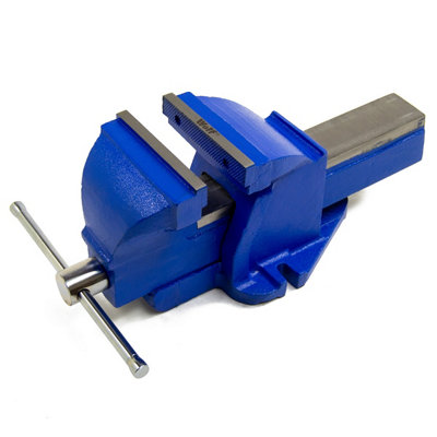 Workshop Vice 150mm Wolf Engineers Bench Vice S.G Iron Fixed Base | DIY ...