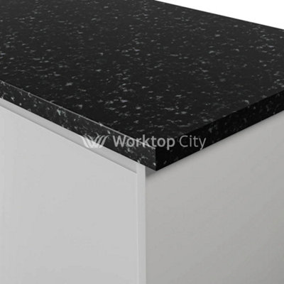 Worktop City PP6967 Avalon Granite Black 4mtr Laminate Kitchen Worktop ...