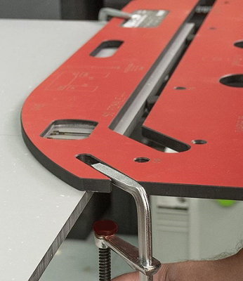 Worktop Jig Guide Rail Clamps Track F Clamps T-Bar Pair - Trend Makita ...