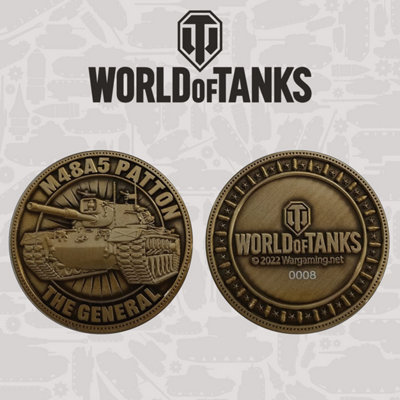 World of Tanks Limited Edition Patton Tank Collectible Coin