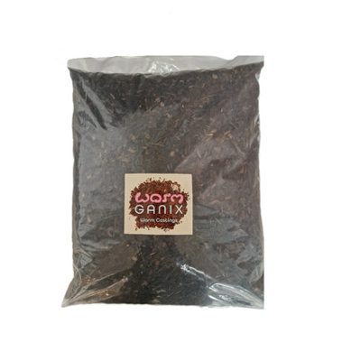 Wormganix fine moist dark forest bark chips sieved/graded 6-8mm ...