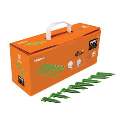 WORX 125PC Biodegradable Landroid Pegs WA0666