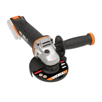 WORX 20V 125mm Cordless Angle Grinder (BARE UNIT) WX803.9