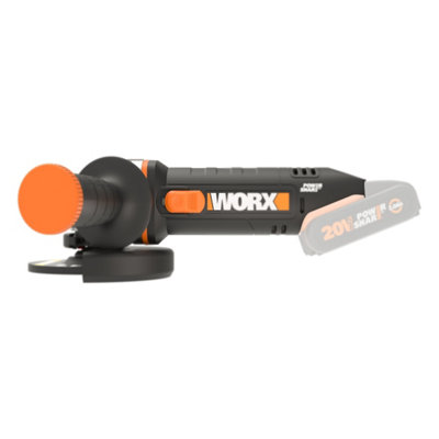 WORX 20V 125mm Cordless Angle Grinder (BARE UNIT) WX803.9