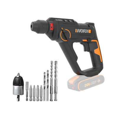 WORX 20V 13MM CORDLESS ROTARY HAMMER (BARE TOOL) WX391.9