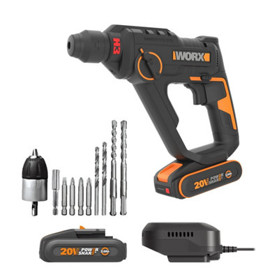 WORX 20V 13mm Cordless Rotary Hammer WX391