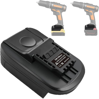Worx 20V 4 Pin Power Tool Battery Adapter Converter for Dewalt 20V and ...
