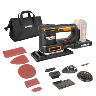 WORX 20V Cordless 5-in-1 Multi-Sander with Tool-less pad change (BARE ...