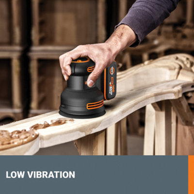 WORX 20V Cordless Brushless 125mm Rotary Sander WX823