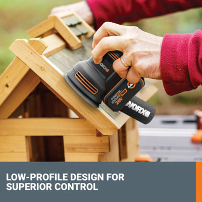 WORX 20V Cordless Brushless 125mm Rotary Sander WX823