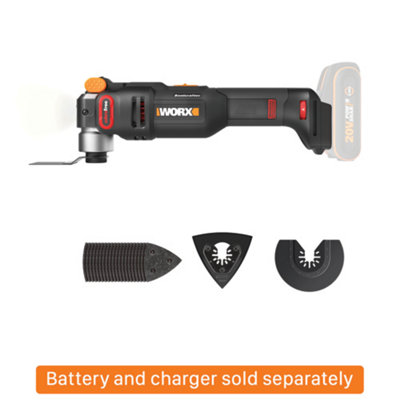 Worx Sonicrafter 20V Cordless Brushless Oscillating Multi-Tool (BARE ...