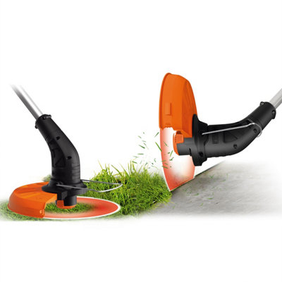 WORX WG927E Cordless Twin Pack 40V 34cm Lawn Mower and 20V 25cm Grass Trimmer Combo Kit