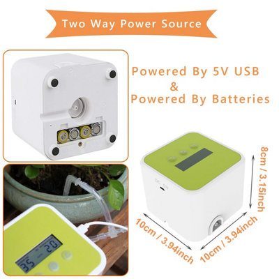 WOWLED Automatic Drip Irrigation System, Indoor Plant DIY Smart ...