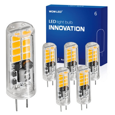 WOWLED G4 LED Light Bulbs, Warm White 2W Replace 20W Halogen Bulbs, 12V ...