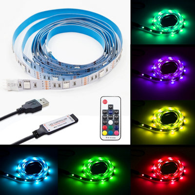 WOWLED LED 2M TV Backlight USB Bias Lighting Kits, Dynamic Modes Back ...