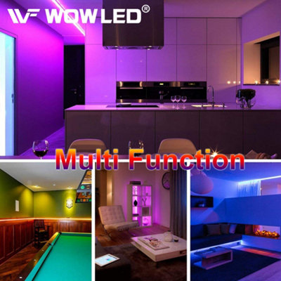 WOWLED LED 2M TV Backlight USB Bias Lighting Kits, Dynamic Modes Back ...