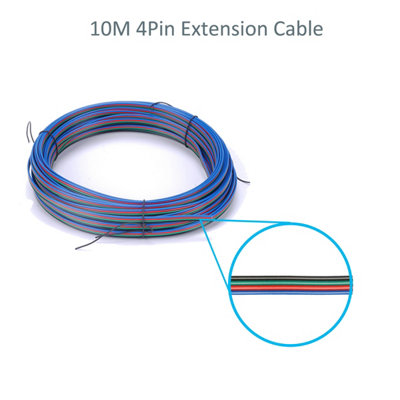 WOWLED LED Strip Light Connector Kit Including RGB Extension Cable ...