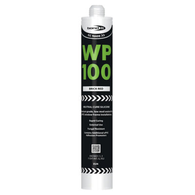 WP100 Silicone Sealant Seal Rapid Cure Mastic External Door Windows ...