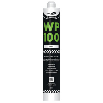 WP100 Silicone Sealant Seal Rapid Cure Mastic External Door Windows ...